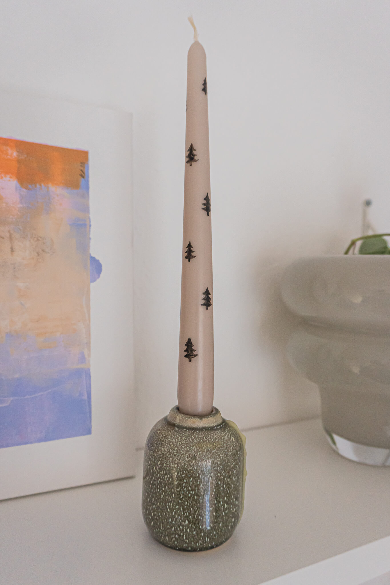 Kerzen bemalen: 10 einfache Ideen