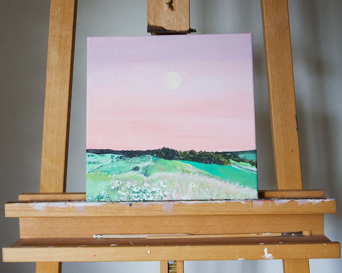 Acryl malen: Tipps für Anfänger + Malanleitungen