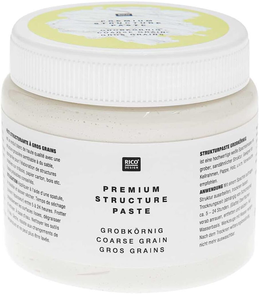 Leinwand mit Strukturpaste: 3 einfache Ideen