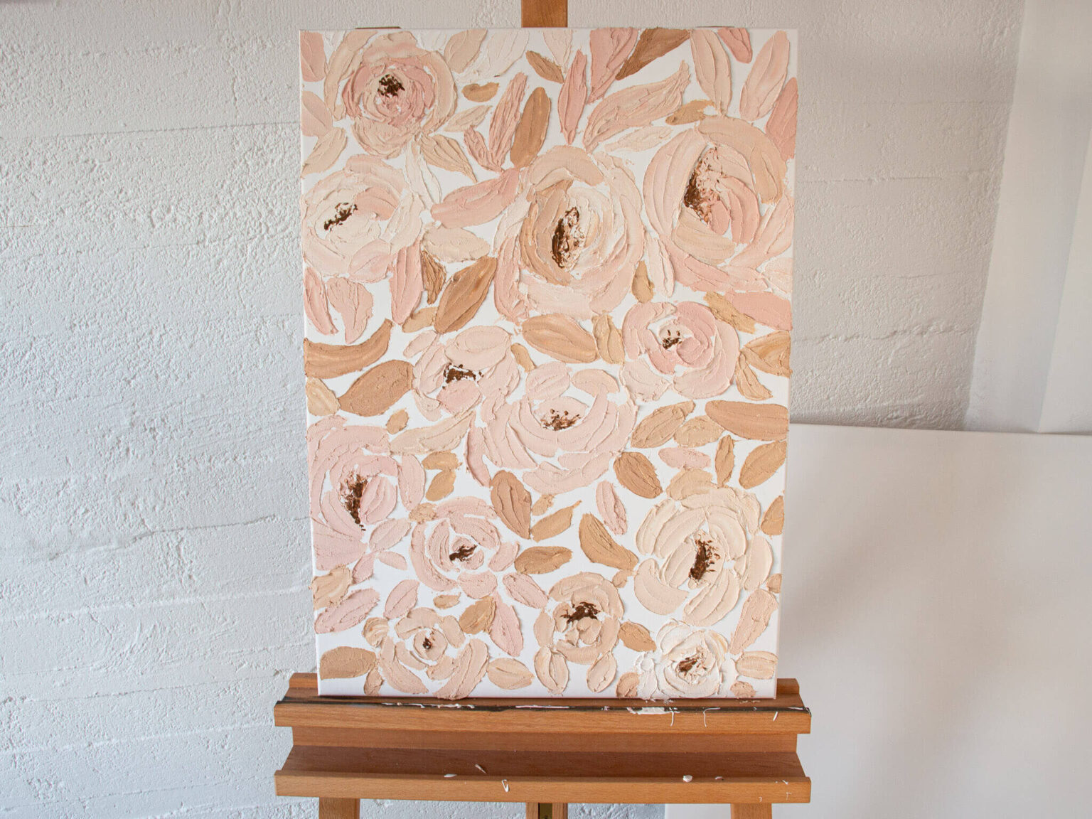 Leinwand mit Strukturpaste: 3 einfache Ideen