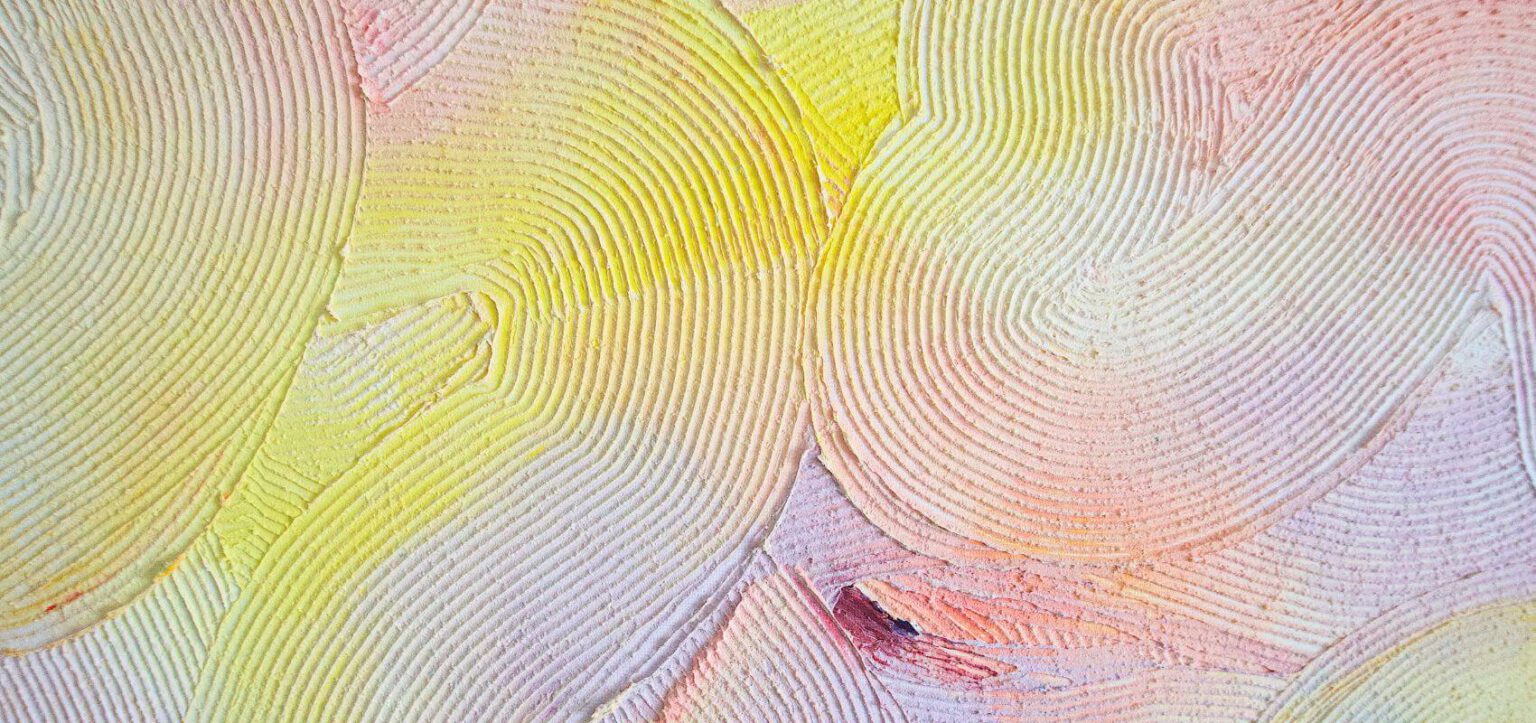 Leinwand mit Strukturpaste: 3 einfache Ideen